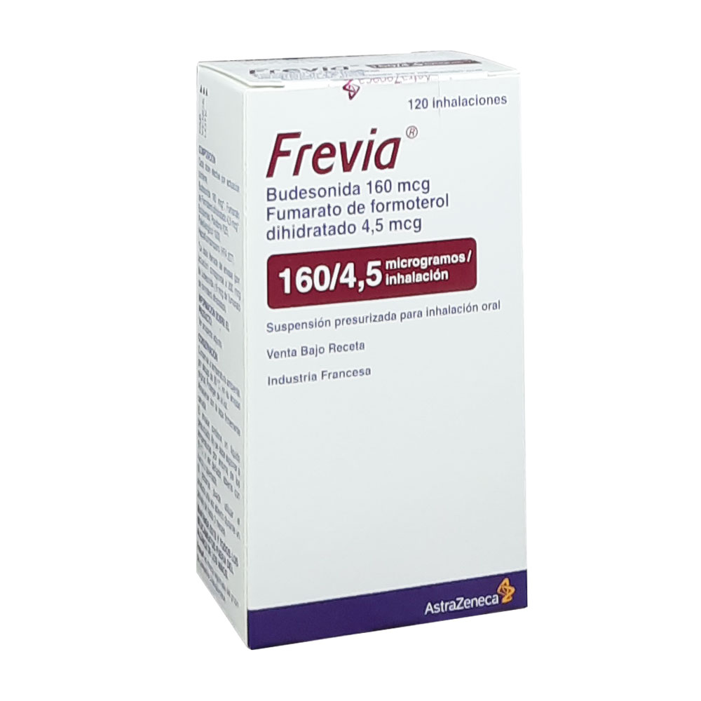 FREVIA 160/4,5 MCG.X 120 DOSIS - Farma Encuentro